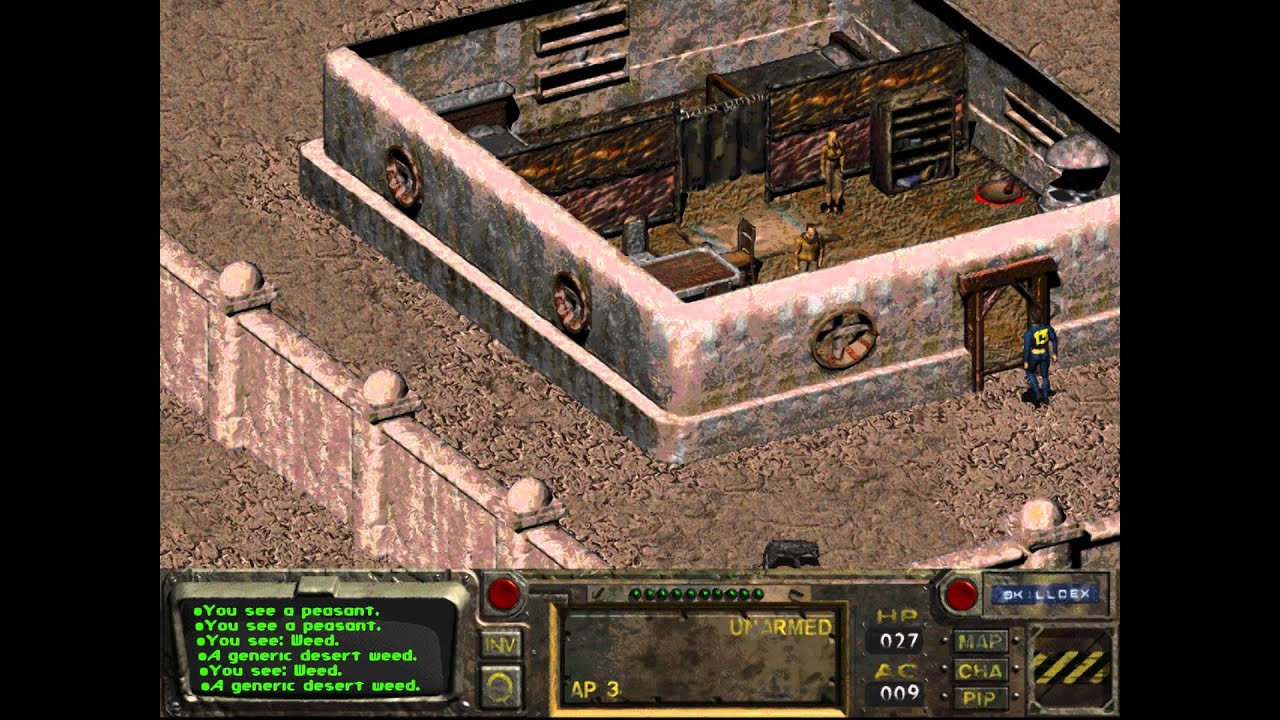 FALLOUT 1 - gameplay part 7 - hardest difficulty - RXQ79 - YouTube