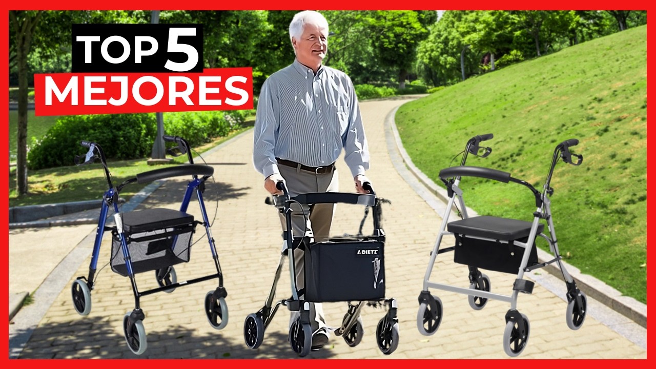 Mejores Andadores de 4 ruedas | Top 5 Andadores para adultos y ancianos ...