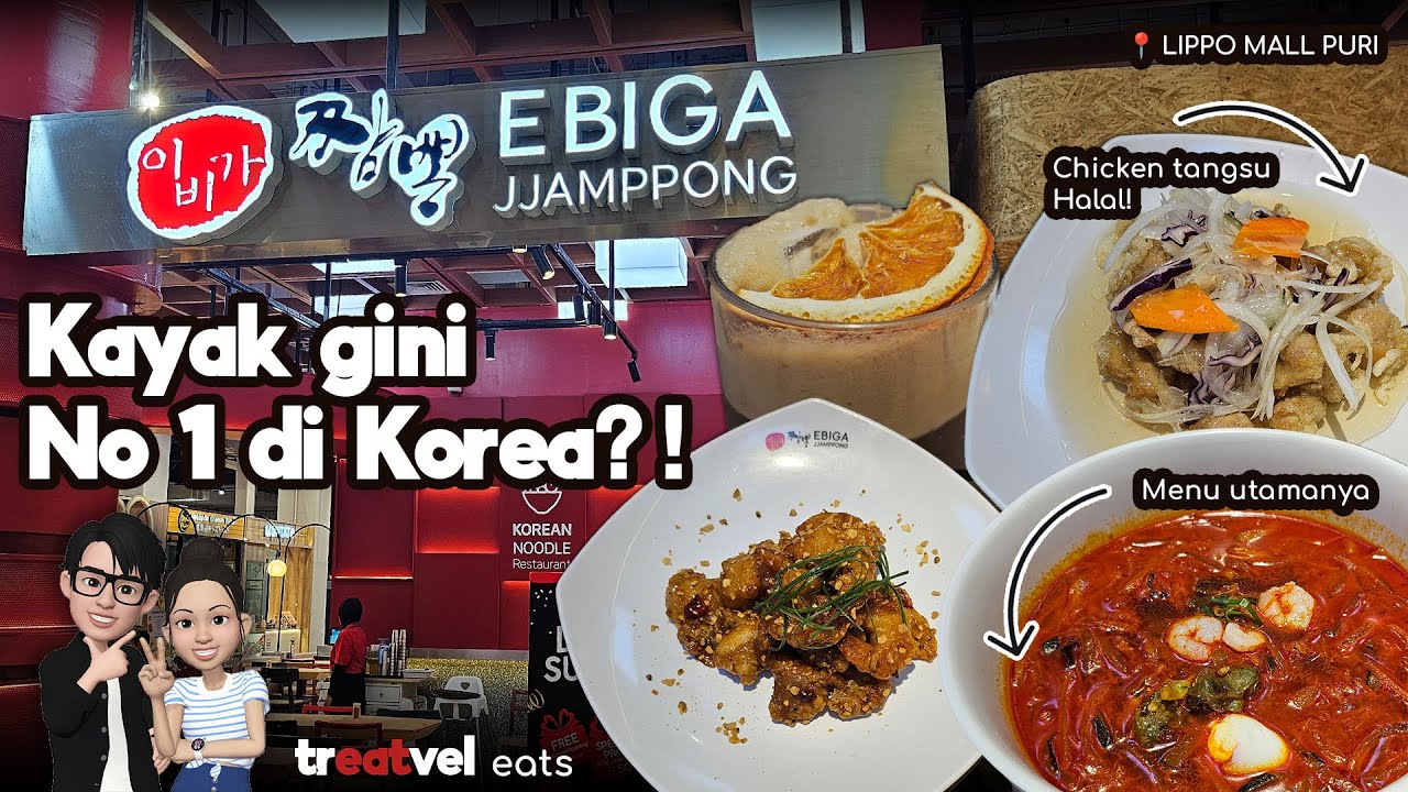 EBIGA JJAMPONG | Katanya jjamppong nomor 1 di Korea? Sekalian cobain kopi sepahit kehidupan ...