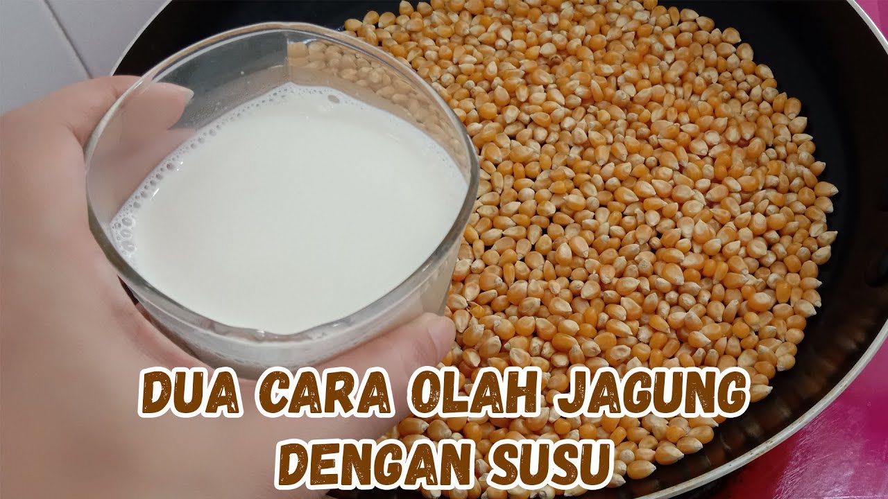 Jagung Popcorn Plus Susu ?? - YouTube