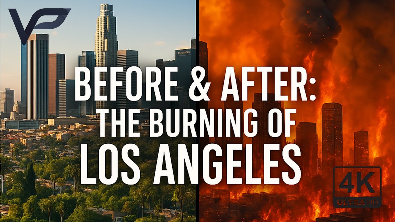 Massive Wildfire in Los Angeles 🇺🇸: Destruction and Chaos Caught in 4K ...