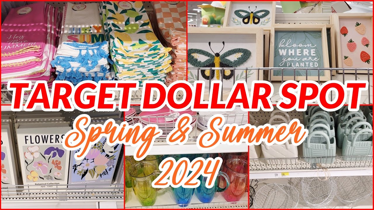 TARGET DOLLAR SPOT NEW SPRING SUMMER 2024 FINDS SHOP WITH ME DECOR ...