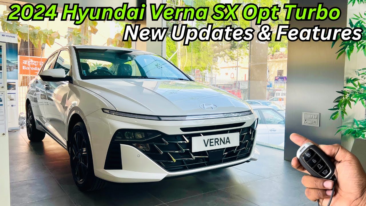 2024 Hyundai Verna SX Opt Turbo Detailed Review 😍 Price & Features ...