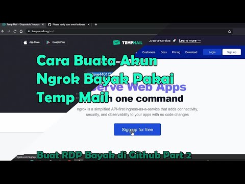 Cara buat Akun Ngrok | Buat RDP Bayak di Github Part 2 - YouTube