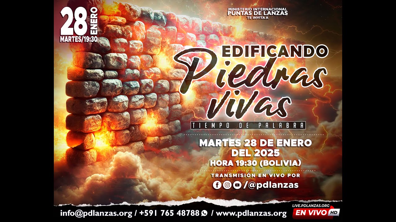 EDIFICANDO PIEDRAS VIVAS - 28/01/25 - YouTube