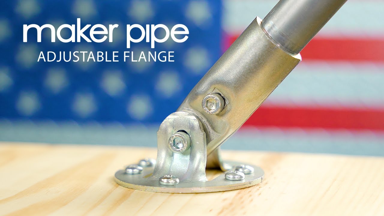 EMT Conduit Adjustable Angle Flange Overview & Assembly | Maker Pipe ...