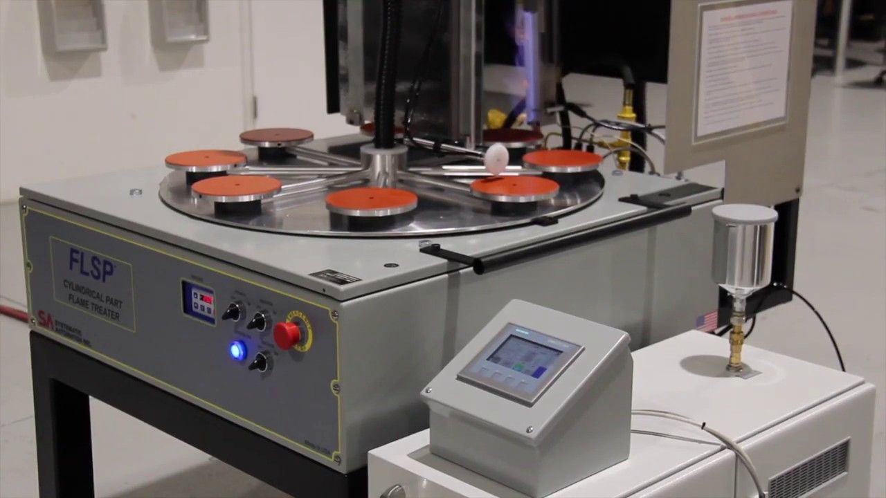 Flame Treater with Pyrosil Integration for Drinkware - YouTube