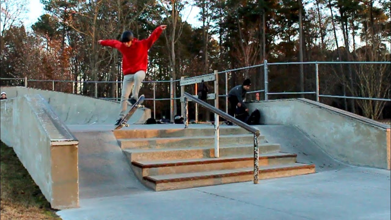 Super Clean 5 Stair 360 Flip - YouTube