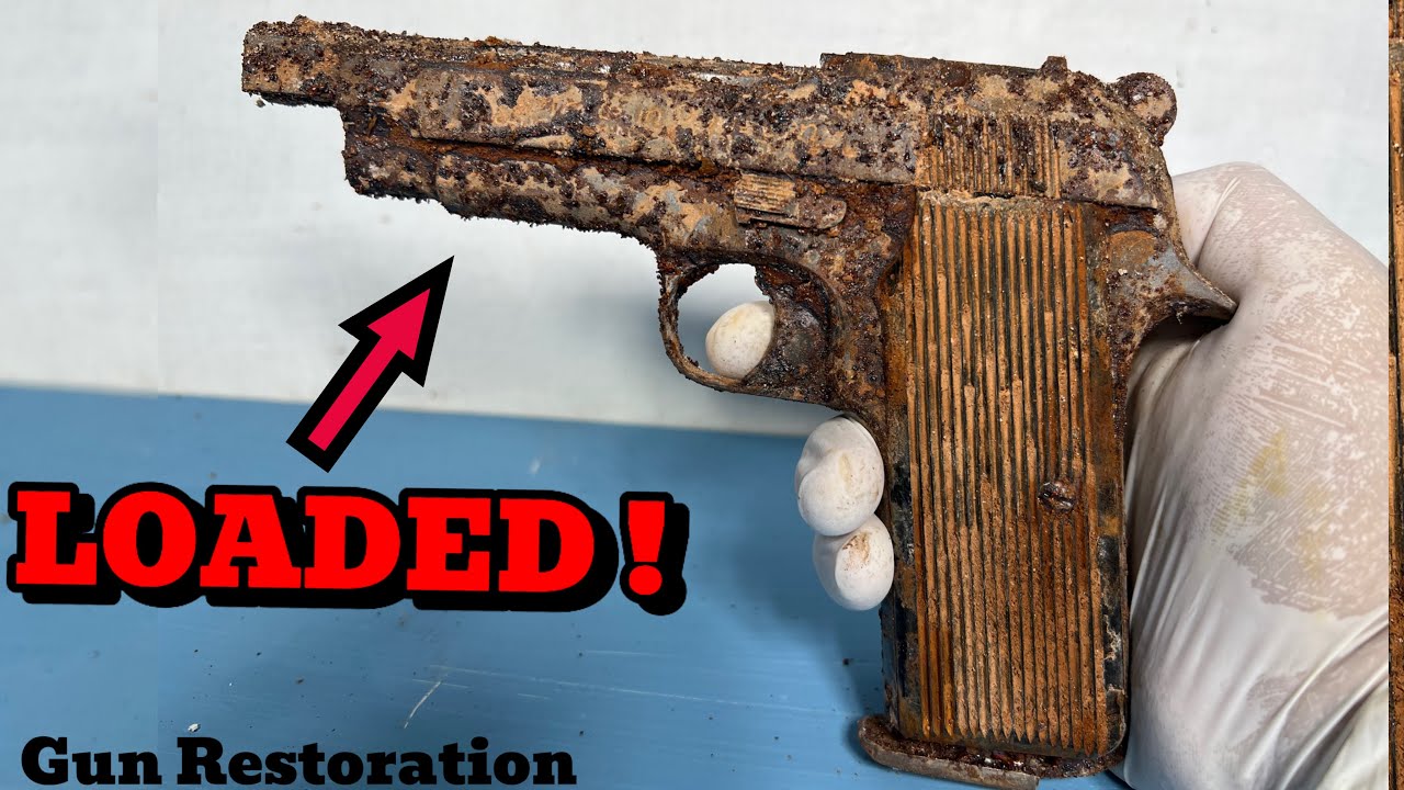 Restoration LOADED! 32 Bore pistol restoration, Old Gun Restoration ...