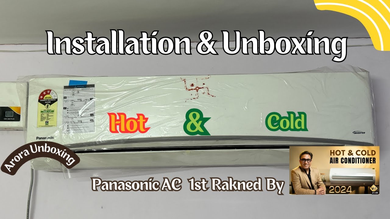 Panasonic Hot And Cold Ac Installation and Unboxing | CS/CU-KZ18AKYF ...