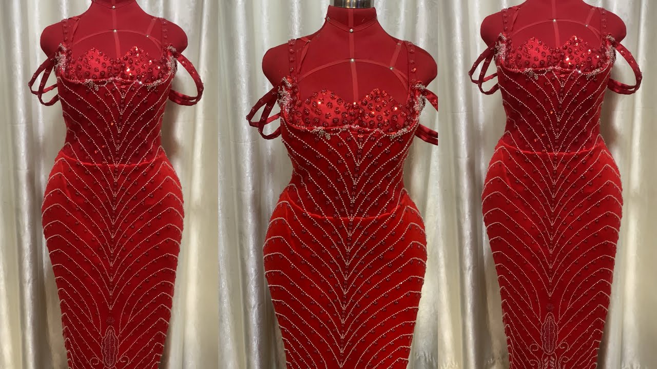 Lace placement on fabric - YouTube