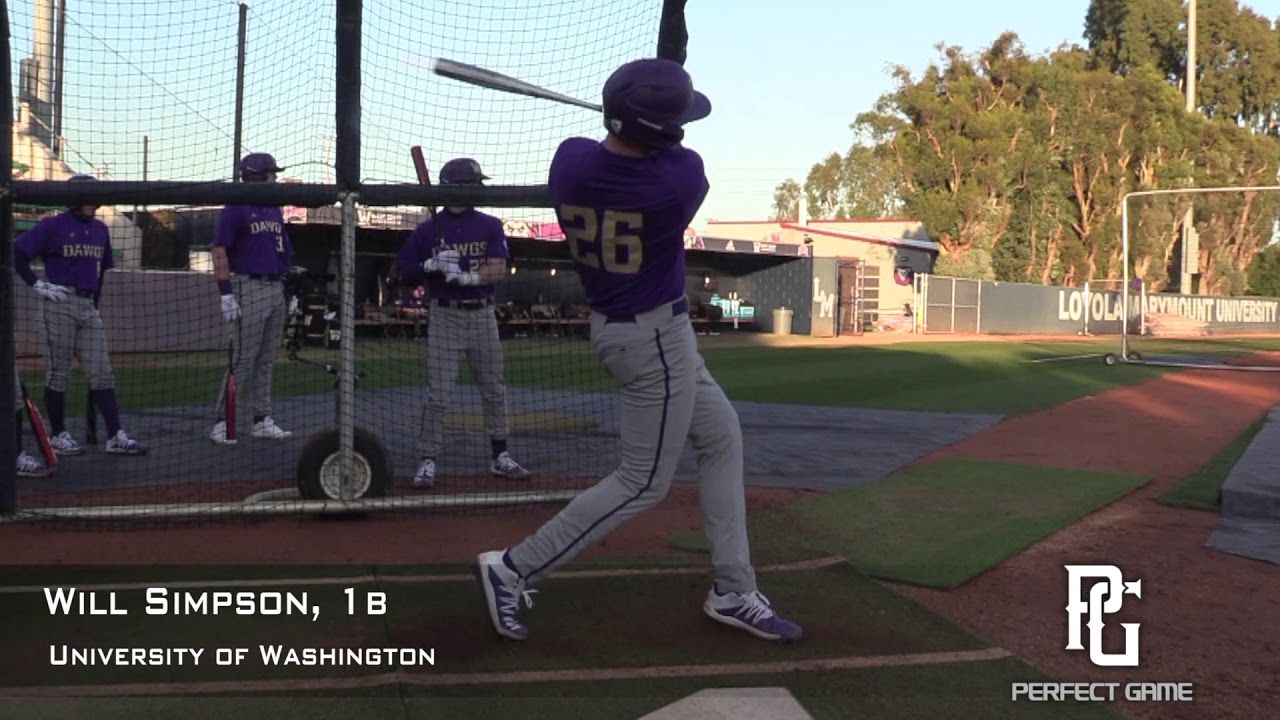 Will Simpson Prospect Video, 1b, University of Washington - YouTube