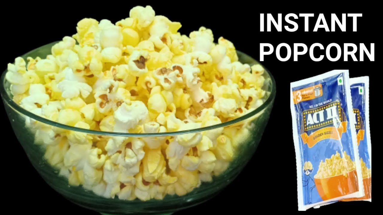 Act II Instant Popcorn/Instant popcorn preparation in telugu/How to ...