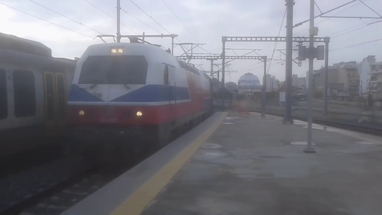 Siemens ES64P Hellas sprinter 120-007 at New Athens central station 11 ...