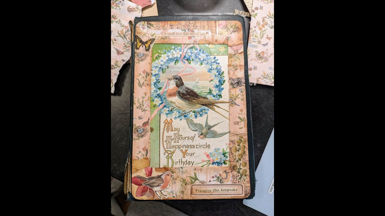 Vintage Pocket For Old Postcards - With See Through Back - YouTube