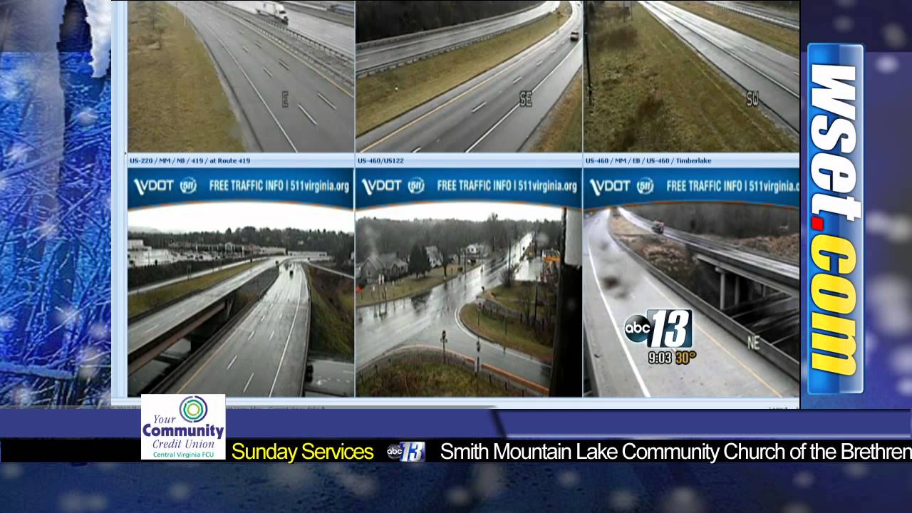 WSET Morning Icy Weather Cut-In - YouTube