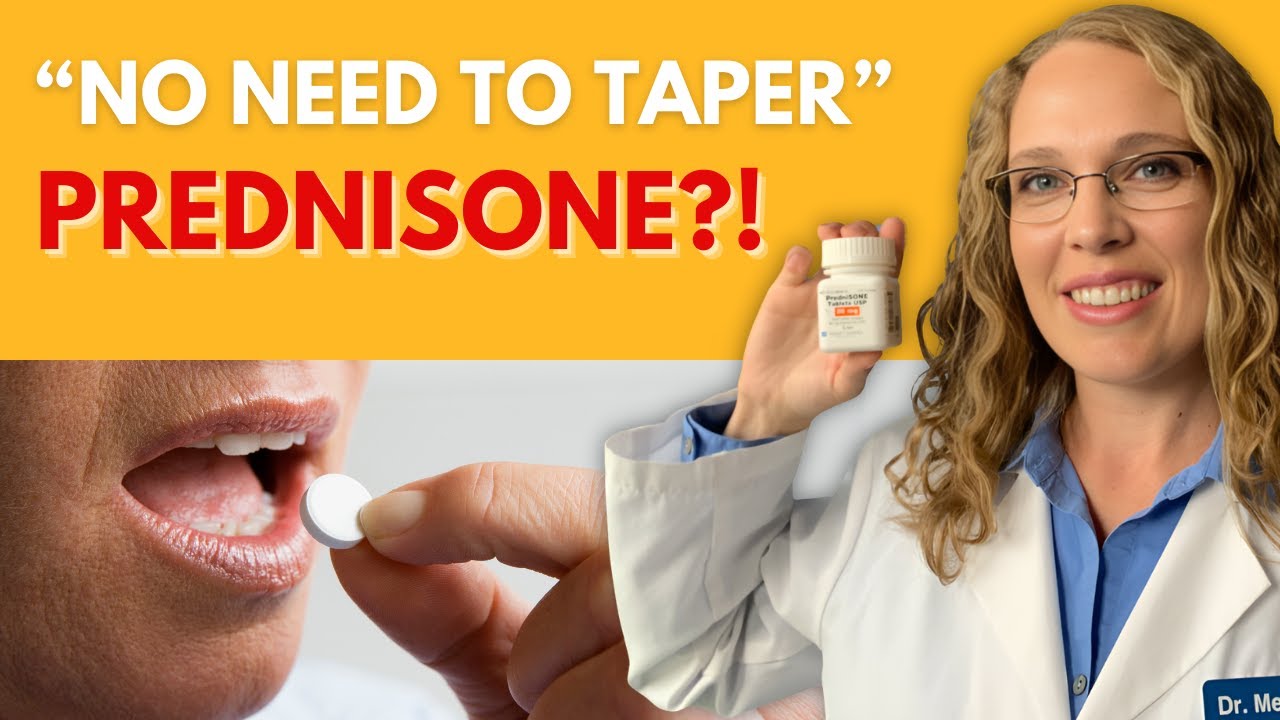 "No need to taper" Prednisone?! 😱 - YouTube