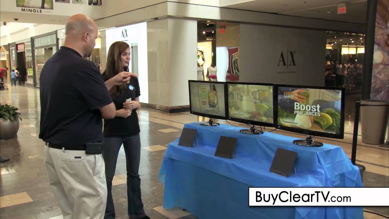 CLEAR TV™ - CLEAR TV MALL CHALLENGE #2 - YouTube