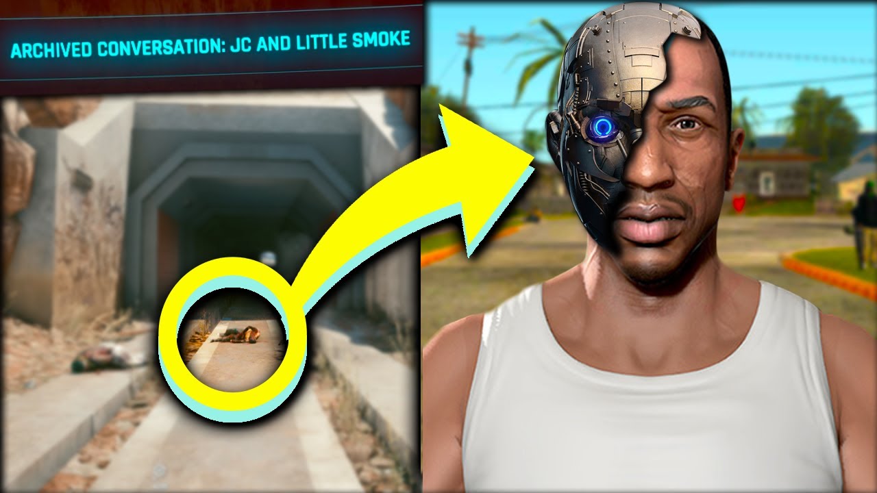 RIP... CJ from GTA San Andreas in CYBERPUNK 2077 Easter Egg (Cyberpunk ...