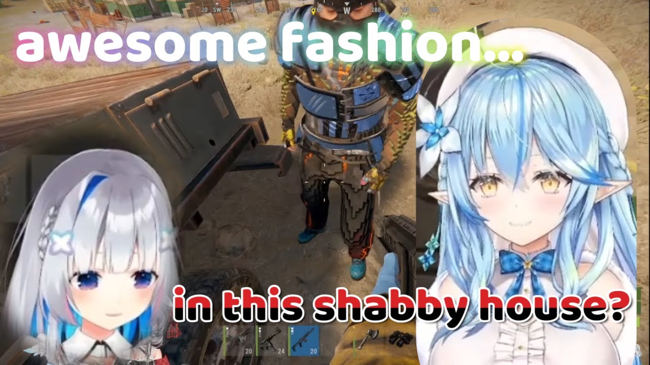 Beginning of an adventurous journey,They diss other as soon as meet | RUST [Eng sub/Hololive ...