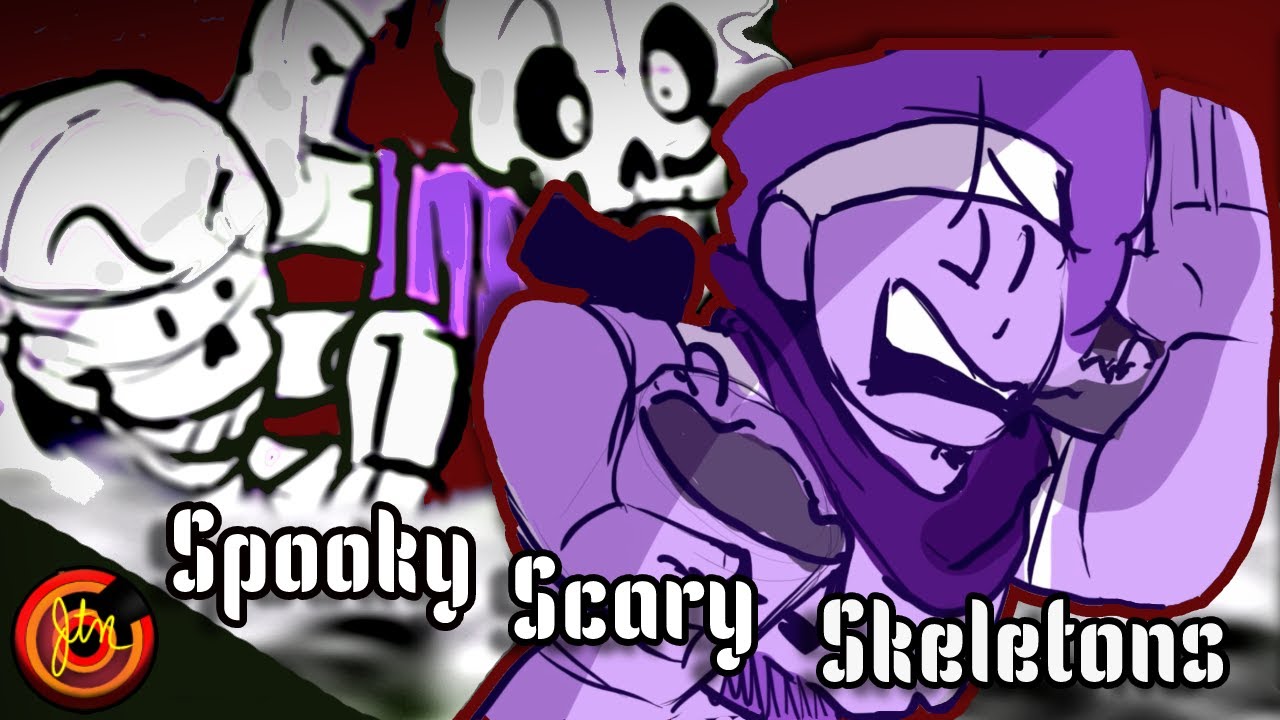 Spooky Scary Skeletons Animatic - REMIX/COVER - YouTube