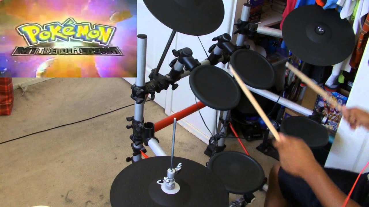 Pokemon Battle Dimension theme We Will Be Heros (drum cover) - YouTube ...