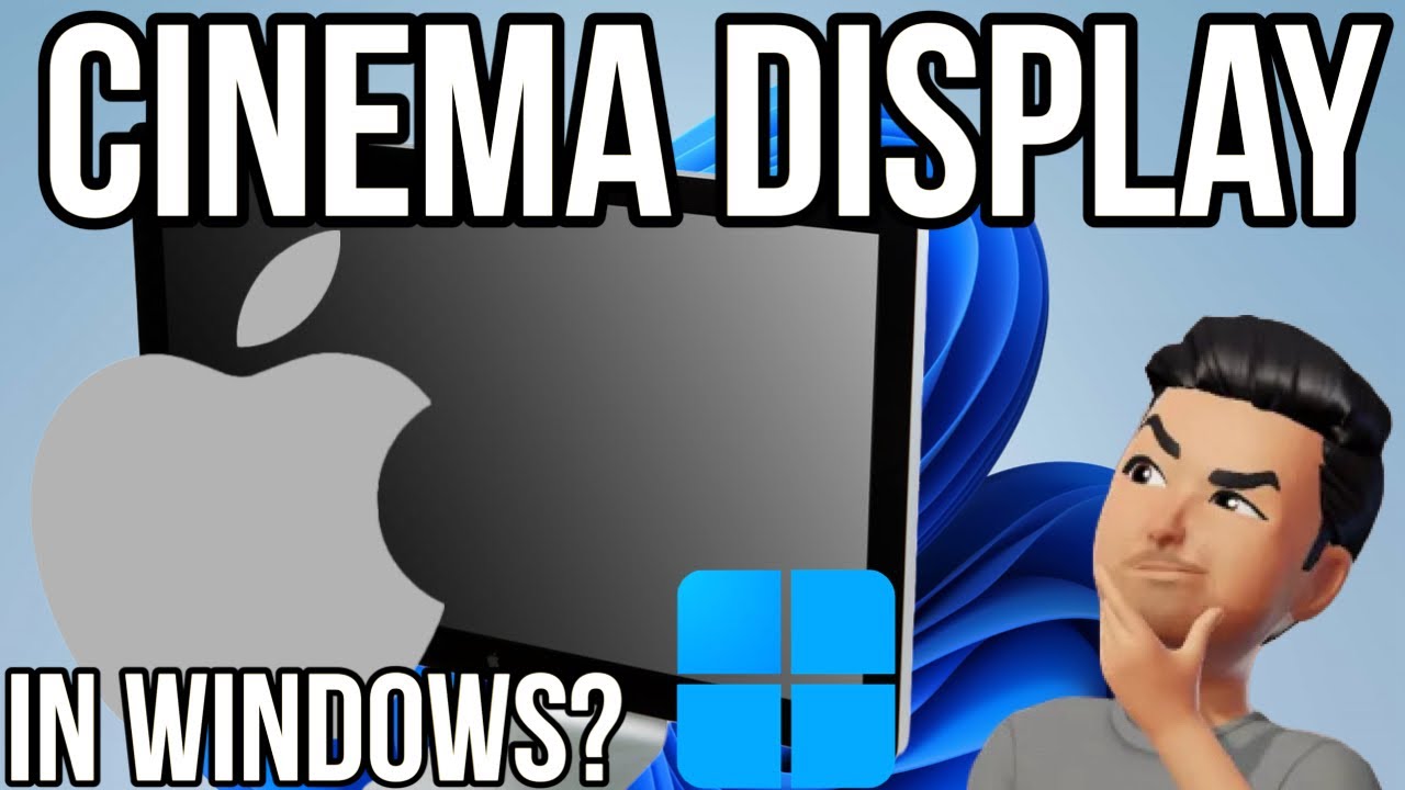 2011 Apple Cinema Display for $40? HDMI Monitor 1080p budget Windows ...