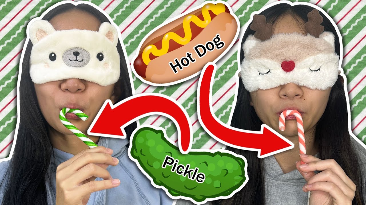 Can we guess the flavor of these WEIRD Candy Canes? | Janet and Kate ...