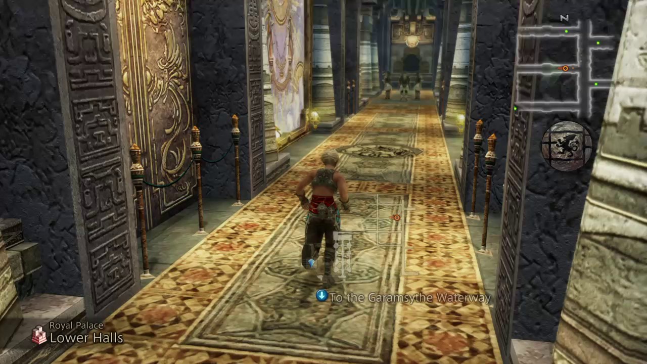 Final fantasy XII - How to Pass by the Hallway Guards in the Royal ...