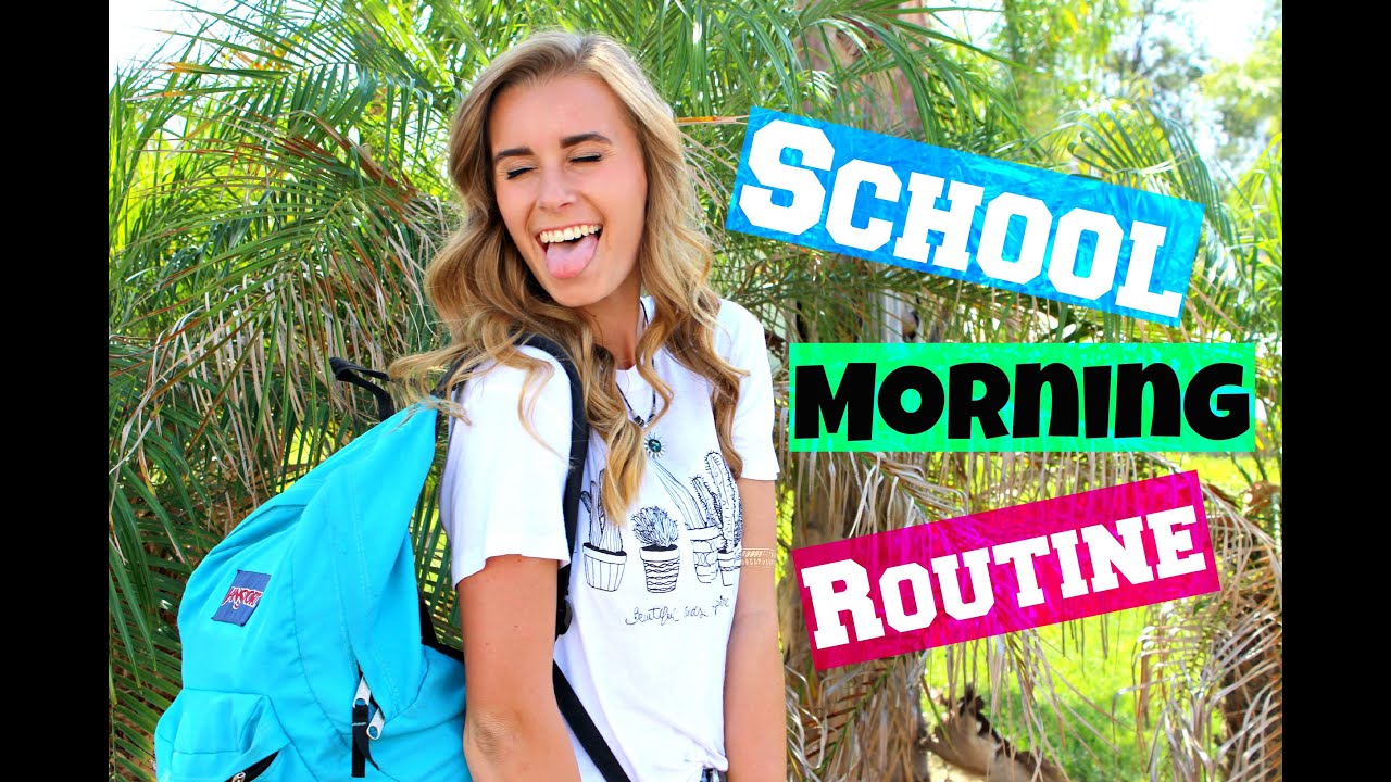 MY SCHOOL MORNING ROUTINE 2015! - YouTube