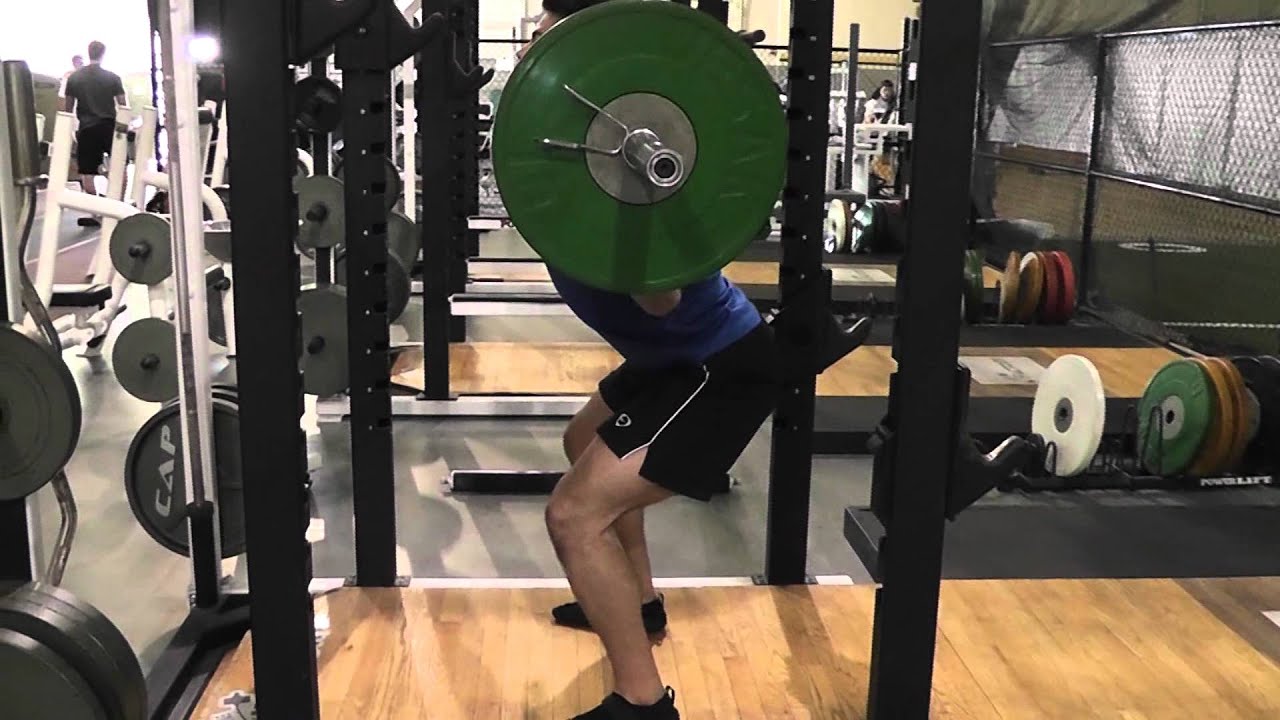 Half Squat From Bottom Position - YouTube