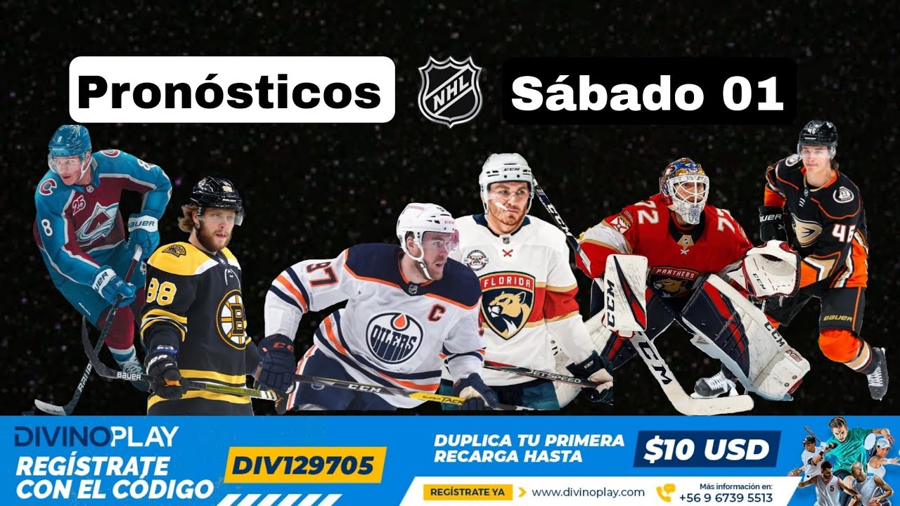 Sábado 01 "Pronósticos Deportivos" #nhl #hockey #nhlpicks #pronosticos ...