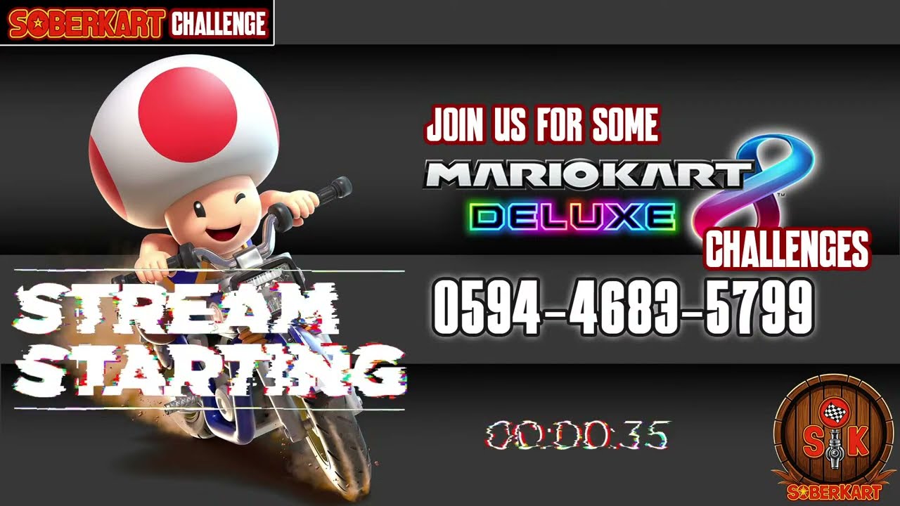 Mario Kart 8 Deluxe Party Lobby | Join Us - YouTube
