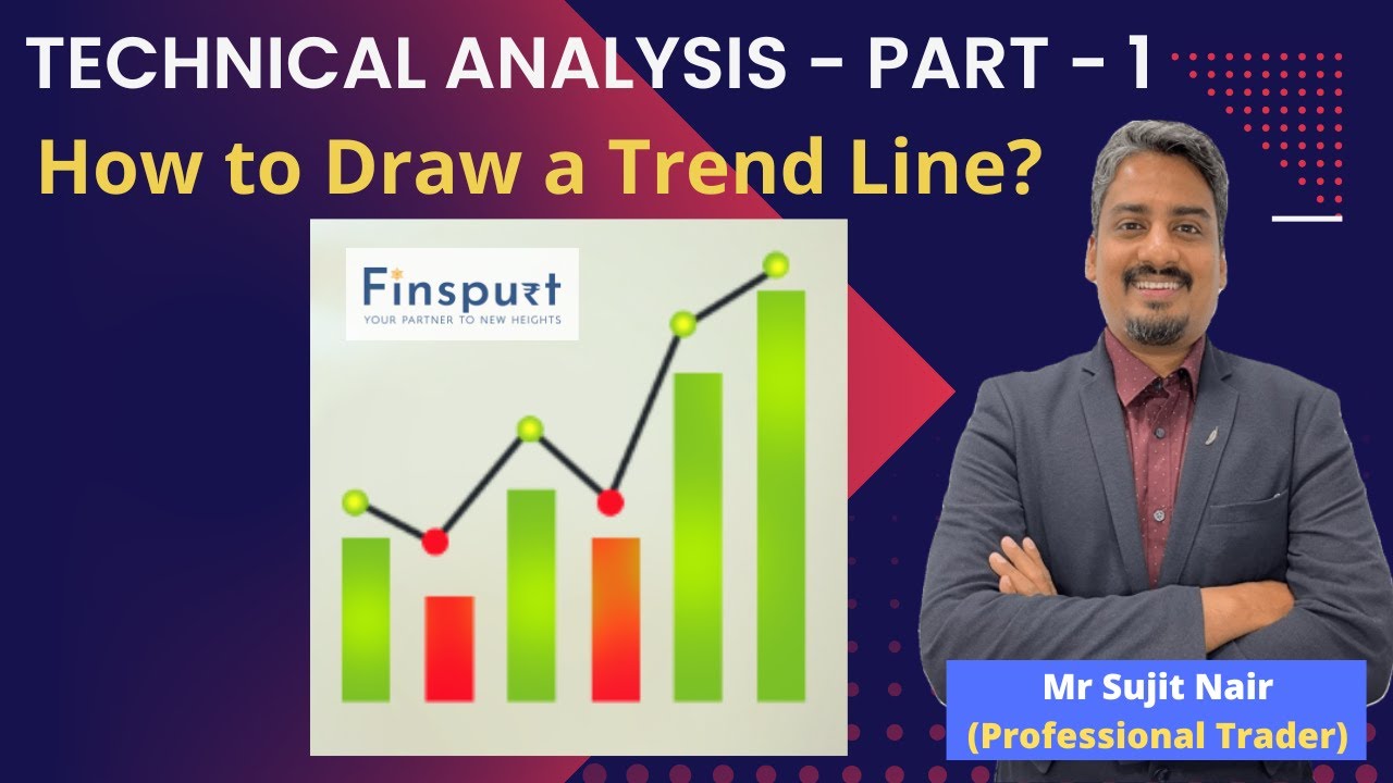 How to Draw a Trend Line? Technical Analysis - Part 1| Sujit Nair ...