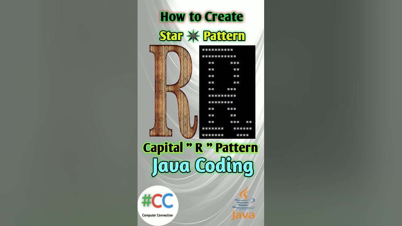 🔥capital R Star Pattern🔥 Starpattern Codingshortvideo Status Viralshorts Shortsfeed