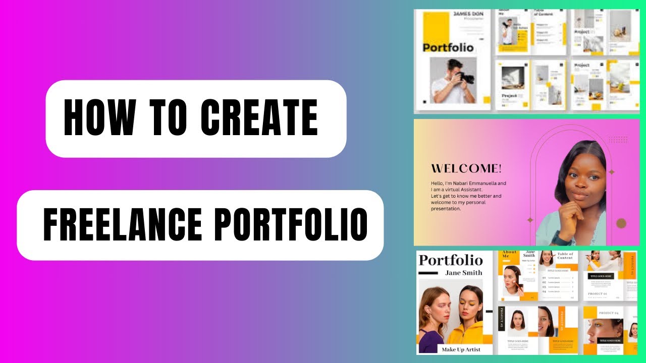 Two Ways To Create Your Freelance Portfolio With Ease - YouTube