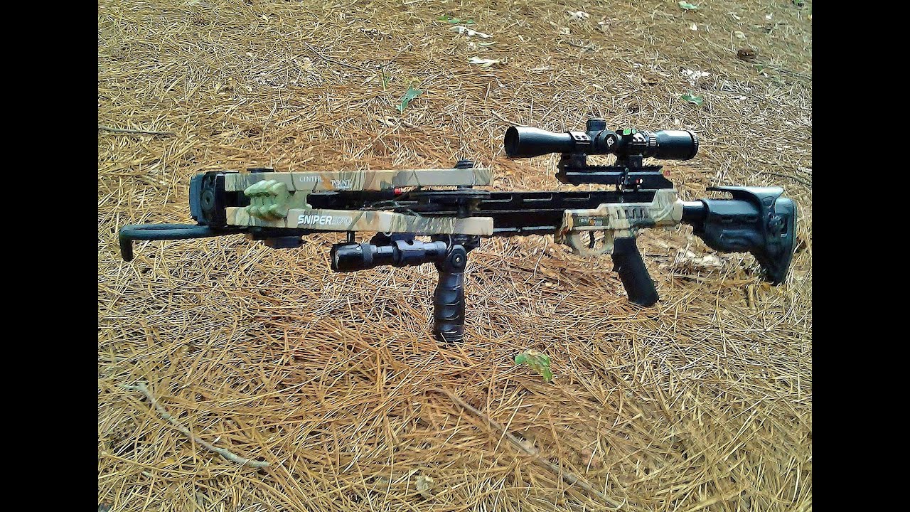 Sniper 370 with Bloodsport Witness arrows at 40 yards - YouTube