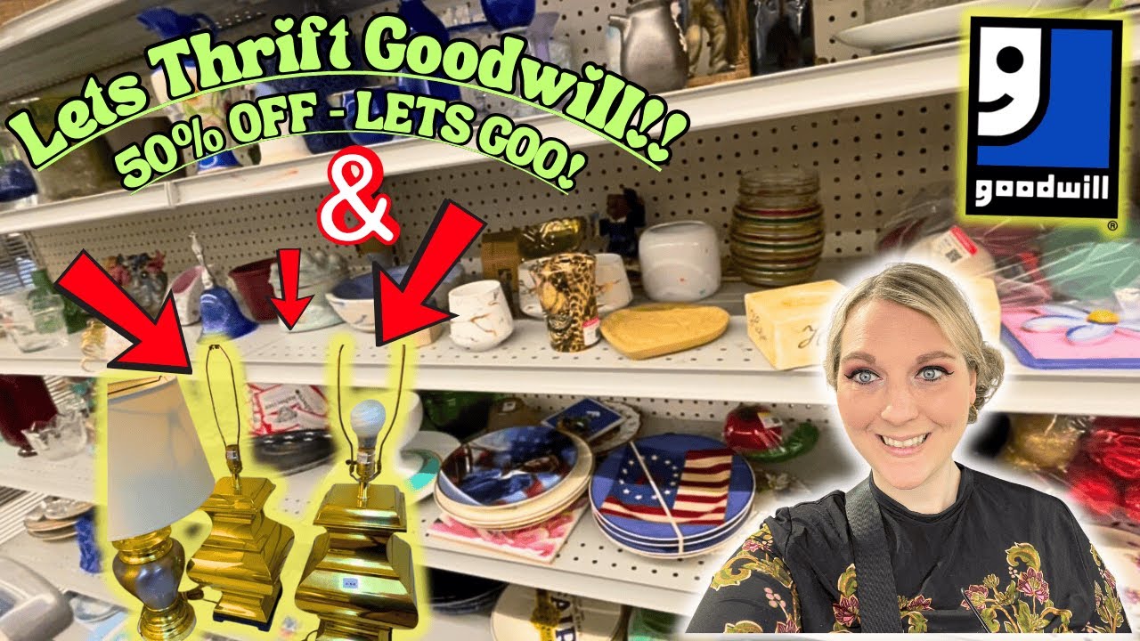 Lets Thrift Goodwill!! 50% NEW COLOR! +We Go Back For THE ️$3,000 ⬅ ...