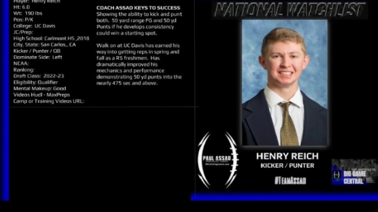 Henry Reich, UC Davis K - YouTube