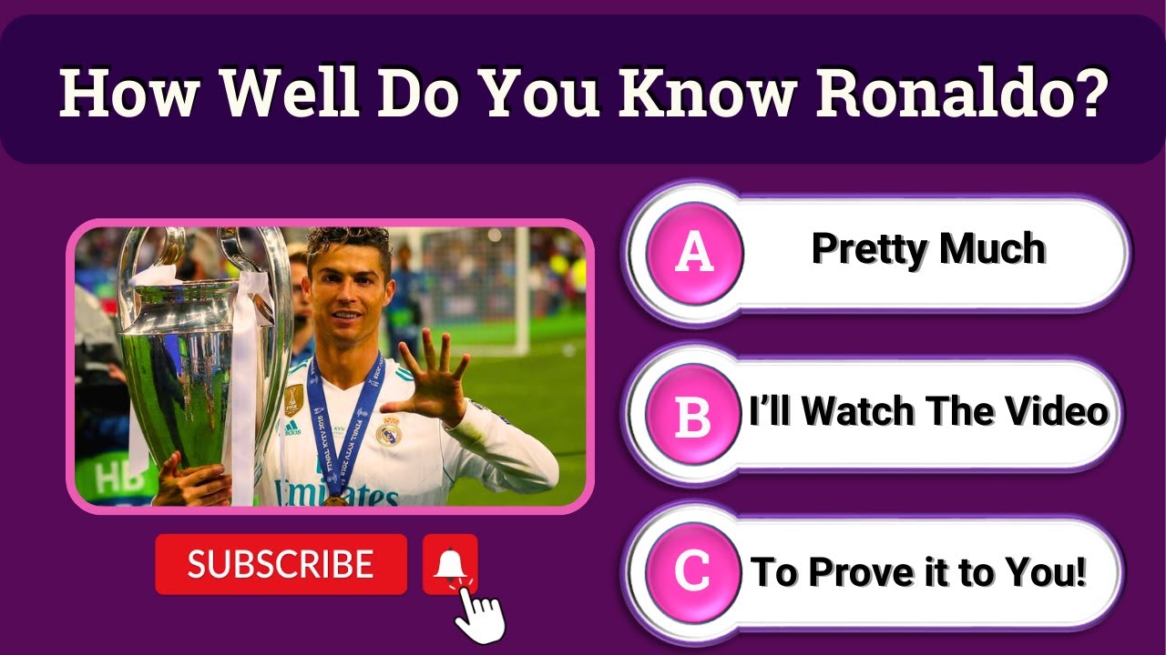🏆Think You Know Everything About Cristiano Ronaldo? | Cristiano Ronaldo ...