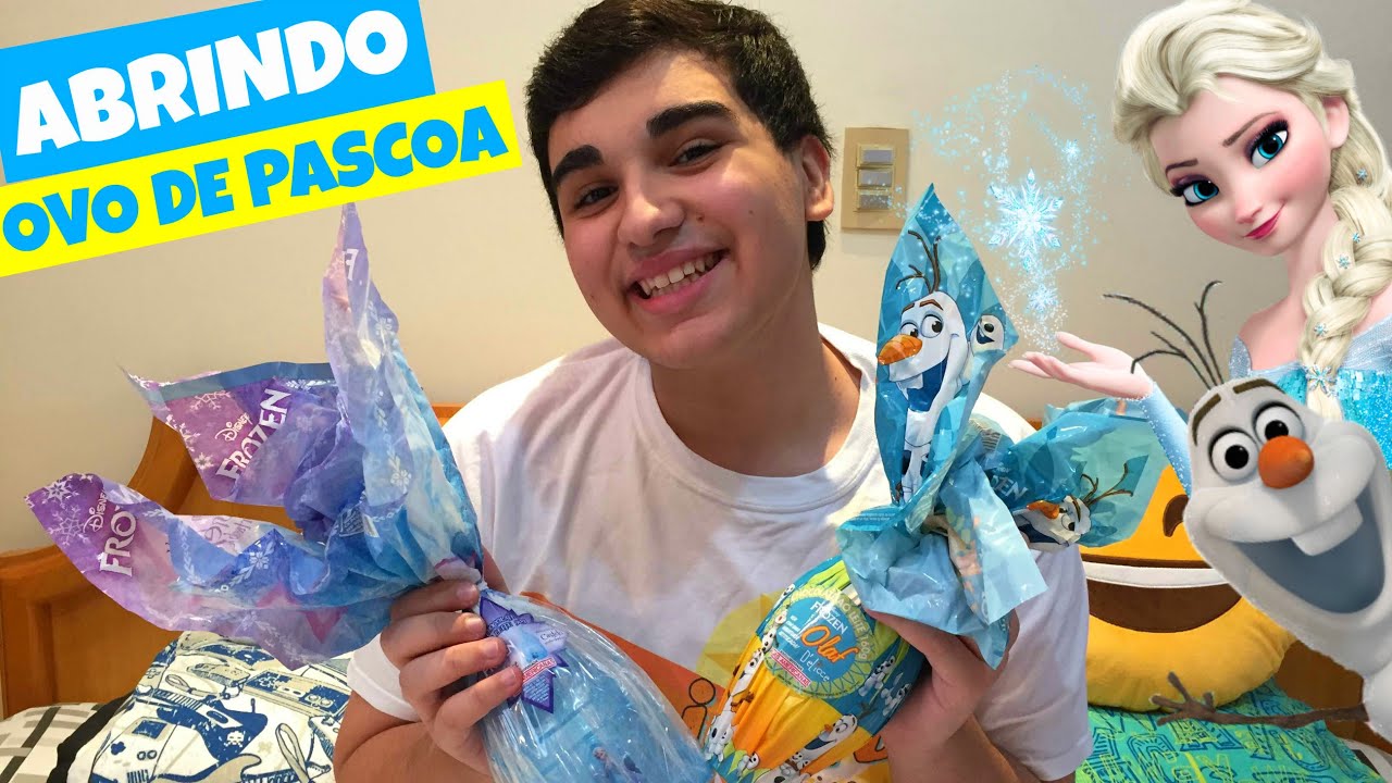 ABRINDO OVO DE PASCOA DO FROZEN E OLAF - YouTube