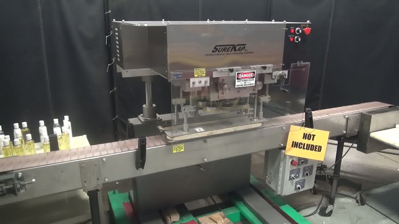 SureKap Semi Auto Capper Demonstration - YouTube