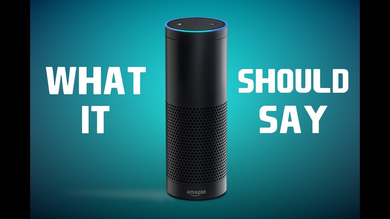 What The Amazon Echo Should Say [INTRODUCING AMAZON ECHO VIDEO] - YouTube