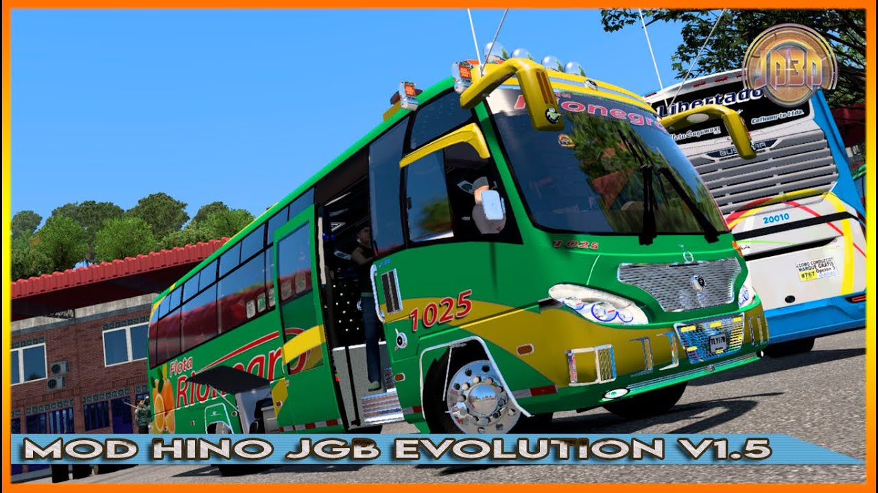 MOD Hino JGB Evolution + DLC Soun - Skin Rio Negro - Ruta - Bolombolo ATS 1.52 - YouTube