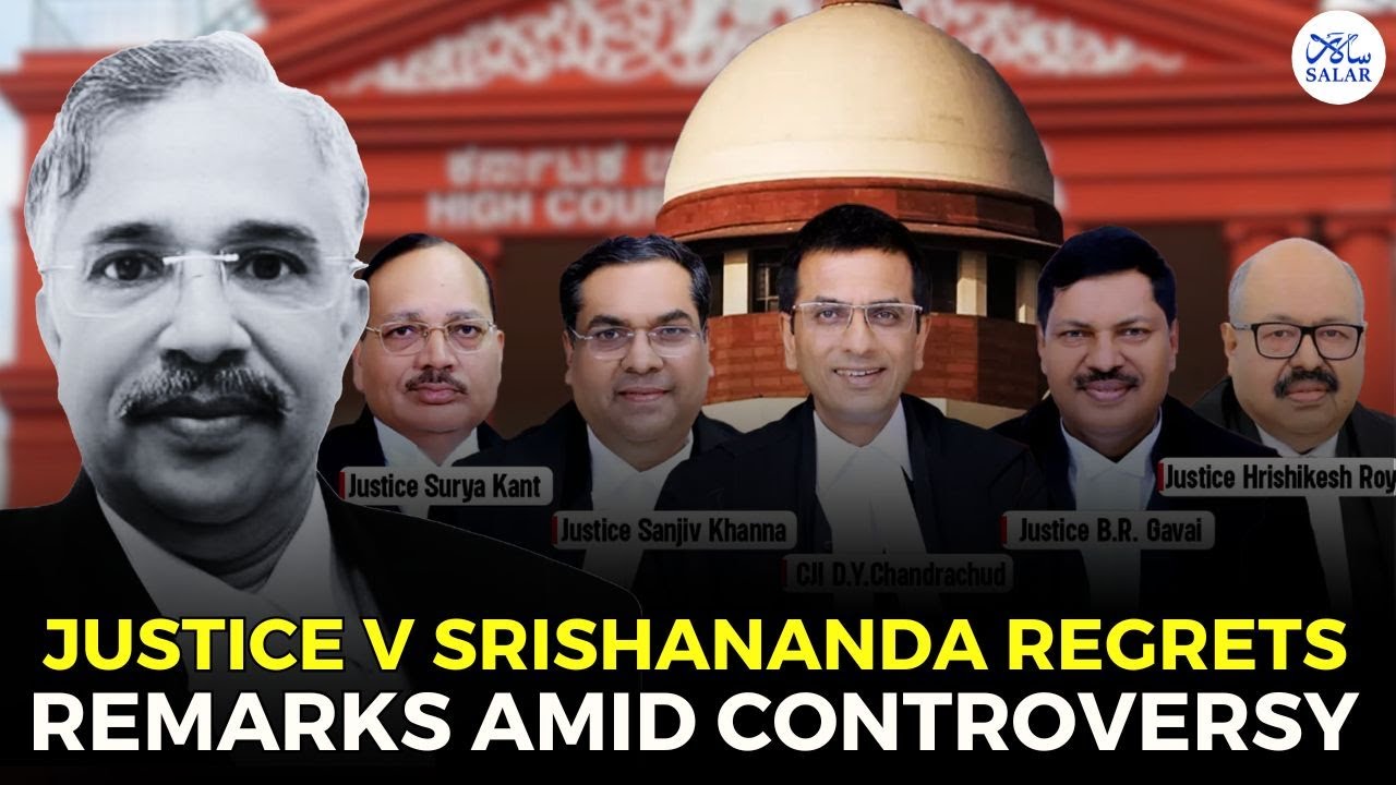 K'taka HC Judge Justice V Srishananda Regrets Objectionable Remarks ...