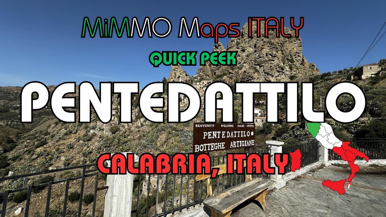 Calabria, Pentedattilo Hilltop Ghost Town, Magna Grecia, Italy WideHD ...