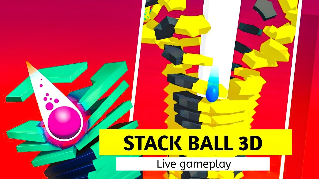 🔴 Stack Ball 3D ⚽️ Madness 🔥 I'm made world record 😈 #stackball #game #short - YouTube