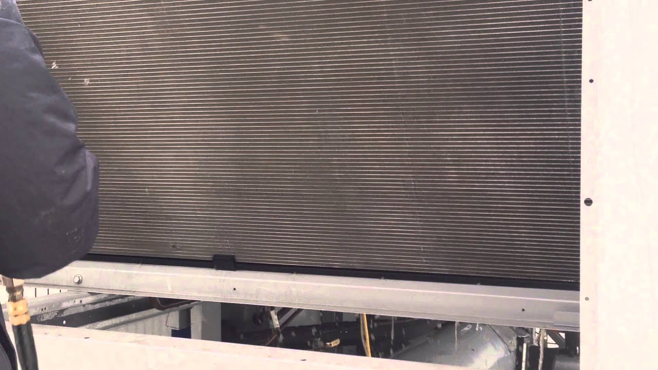 Air Conditioner Condenser Power Washing Chicago - YouTube