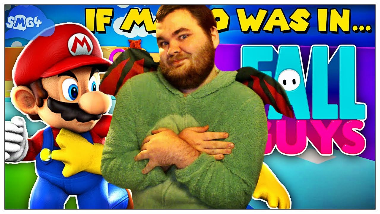 SMG4: If Mario was in... Fall Guys REACTION - YouTube