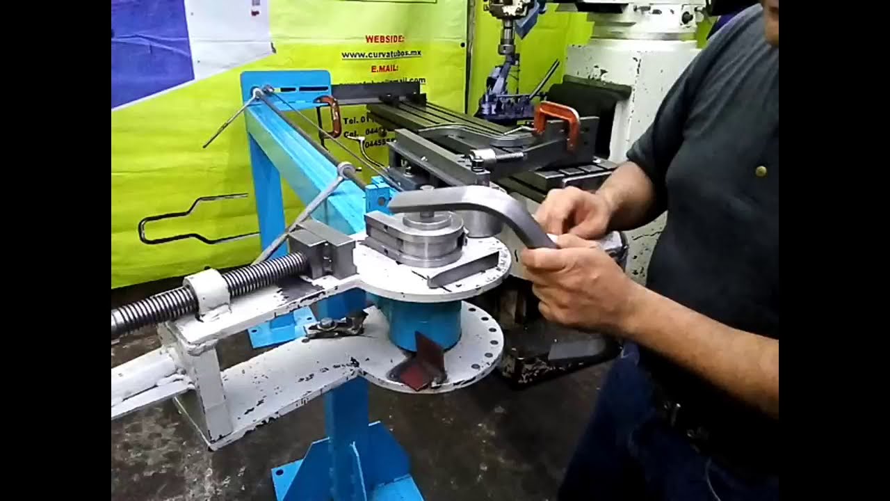 Como Doblar Tubular Rectangular De 1 2 X 1 Con Mandril Articulado De